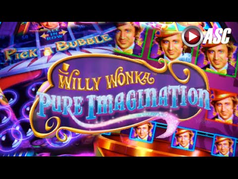 *NEW* PURE IMAGINATION Willy Wonka | WMS - Slot Machine Live Play & Bonus
