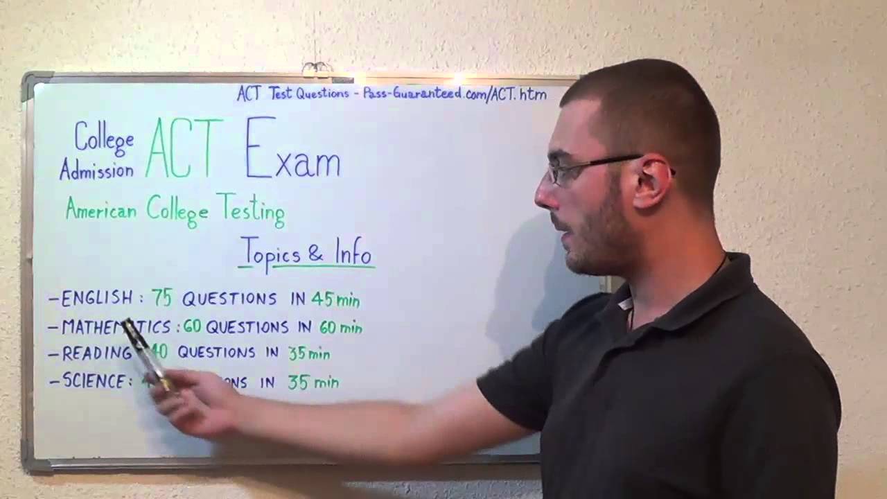 ACT Test Questions Exam PDF Answers