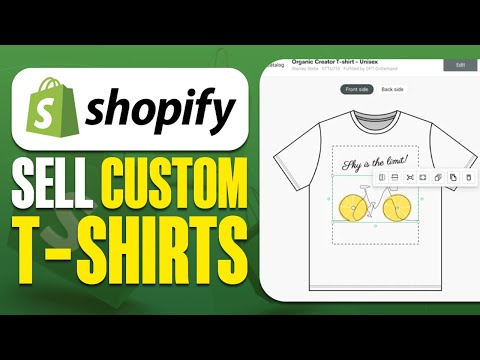 How To Sell Custom T shirts On Shopify (2025)