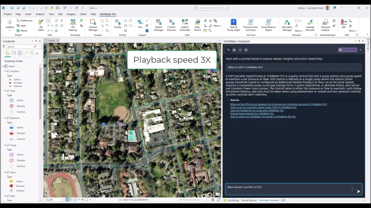 Meet Autodesk Assistant in InfoWater Pro 2027