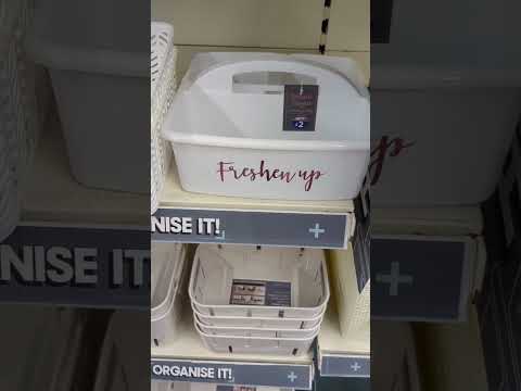 BUDGET STORAGE & ORGANISE SOLUTIONS AT B&M #shorts #shopping #storage