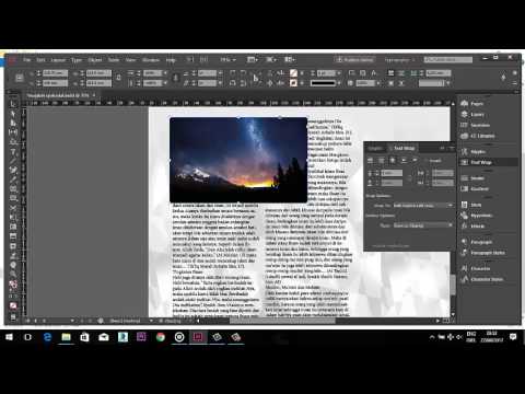 tutorial mengatur gambar dan font agar tidak terlalu mepet – desain grafis