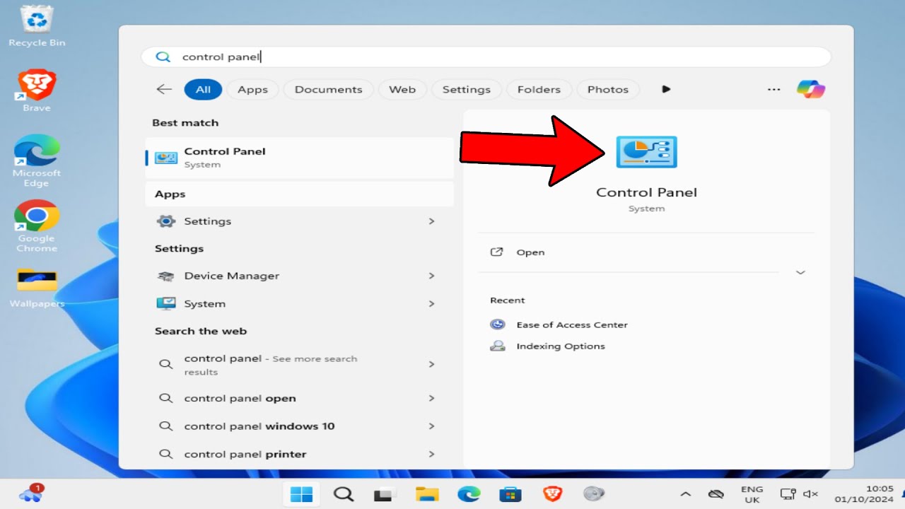 All Ways To Open Control Panel in Windows 11