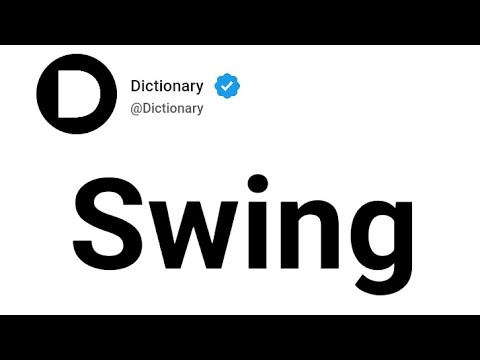 Swing Meaning In English