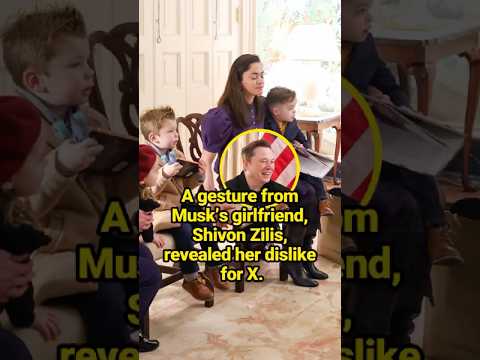 A gesture from Musk’s girlfriend, Shivon Zilis, revealed her dislike for X. #celebrity #ElonMusk