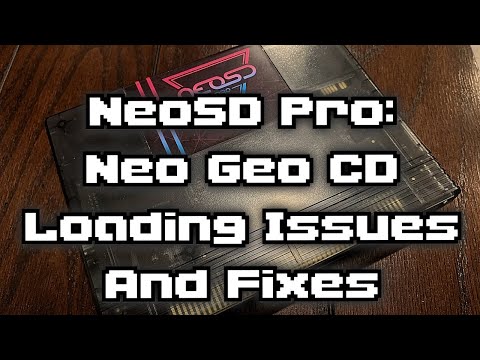 NeoSD Pro: Neo Geo CD Compatibility Issues with a Unibios