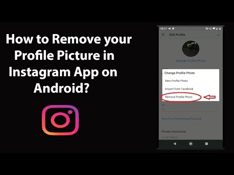 How to Remove your Profile Picture in Instagram App on Android?