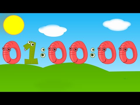 1 Hour Countdown Timer for Kids (with music)