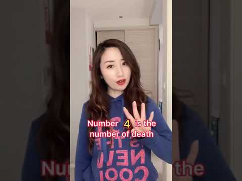 Number 4 is the number of death. Number 8 is for good fortune