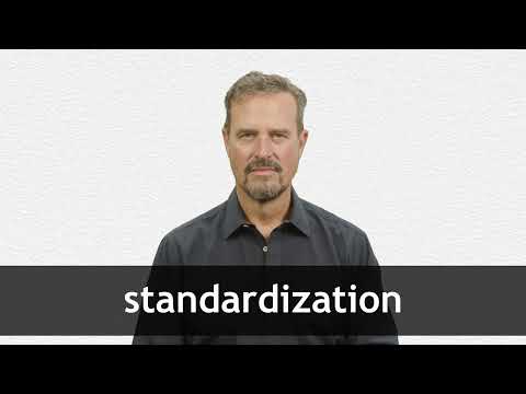 How to pronounce STANDARDIZATION in American English