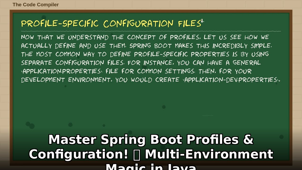 Master Spring Boot Profiles & Configuration in Java! 🚀 Multi-Environment Magic Guide