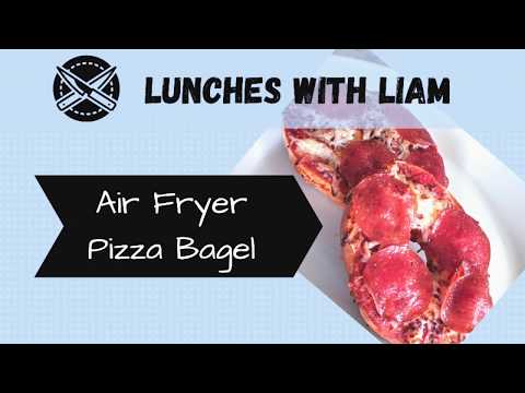 Air Fryer Pizza Bagel