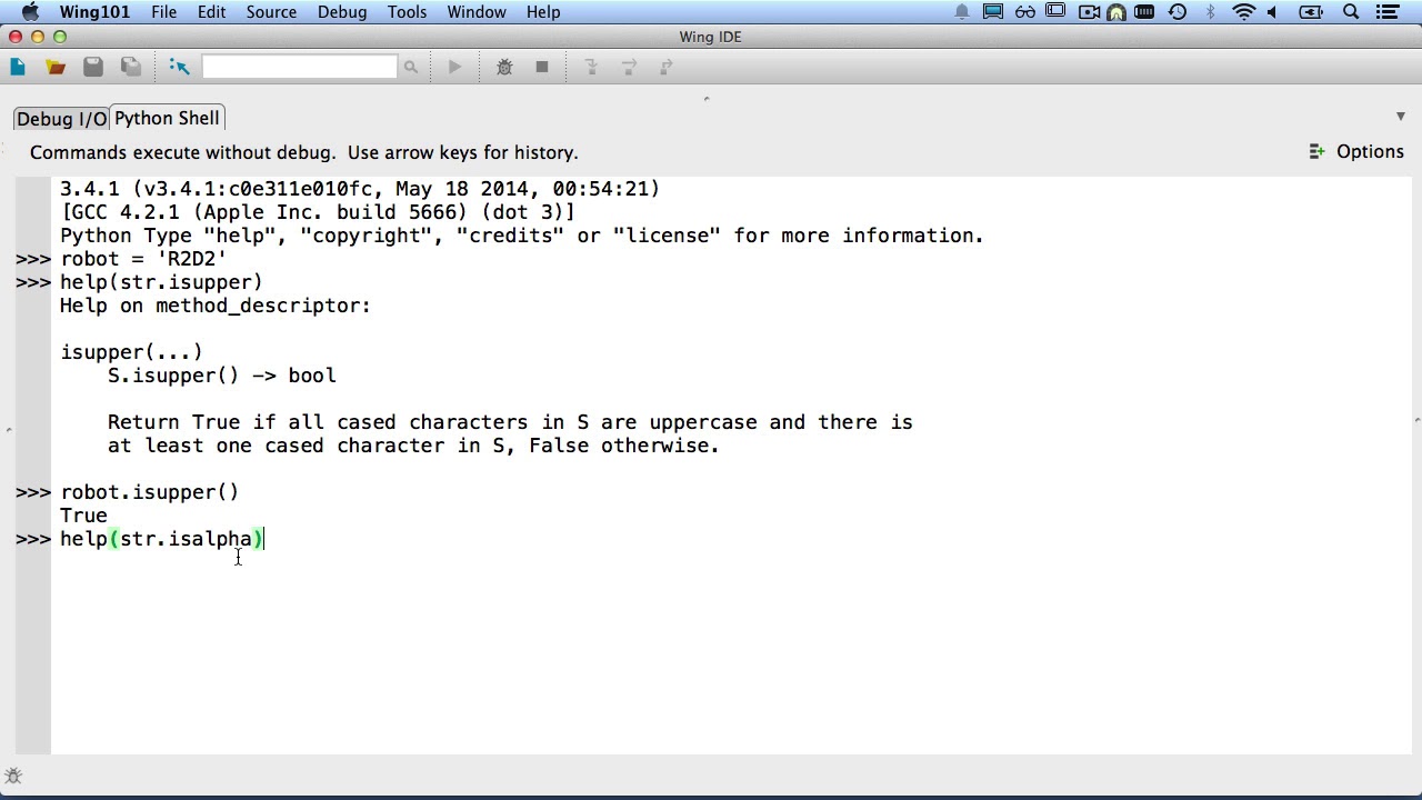 str methods alphanumeric