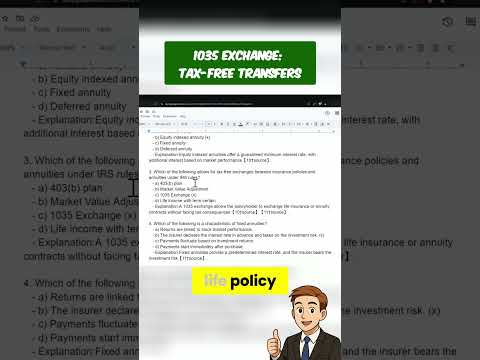 1035 Exchange: Tax-Free Transfers — Exam Must-Know!
