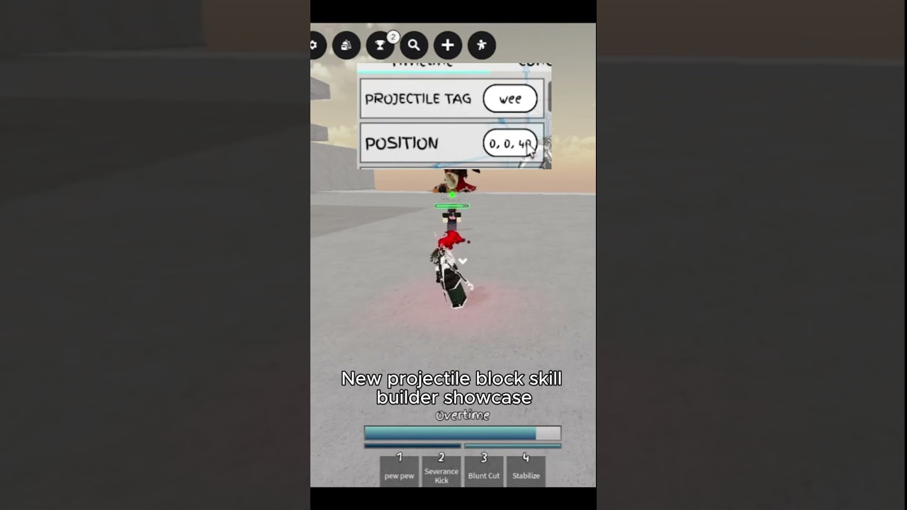 New projectile block showcase in jjs !!! #jjs #roblox