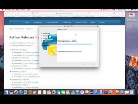 Download and Install Python latest version for Mac OS X easy