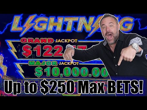 Lightning Link - High Stakes - Up To $250/Spin! Awesome HAND PAYS! Potawatomi
