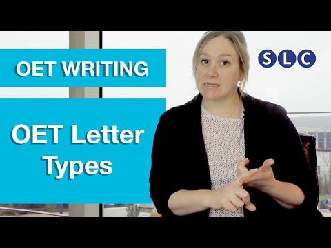 OET WRITING | Writing OET Letter Types