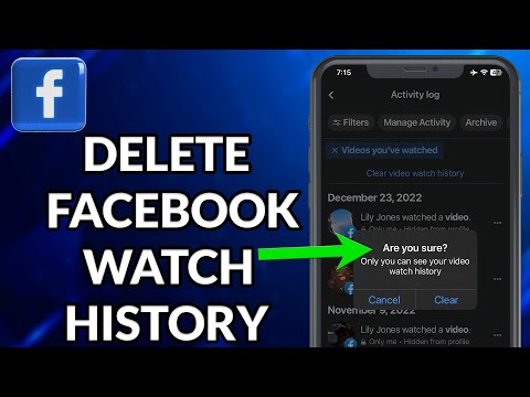 How To Clear Watch History On Facebook On iPhone