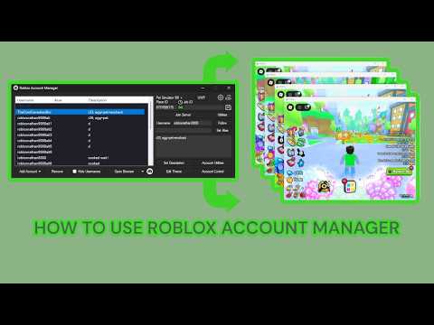 How to run multiple Roblox accounts at the SAME time! (Roblox Account Manager)
