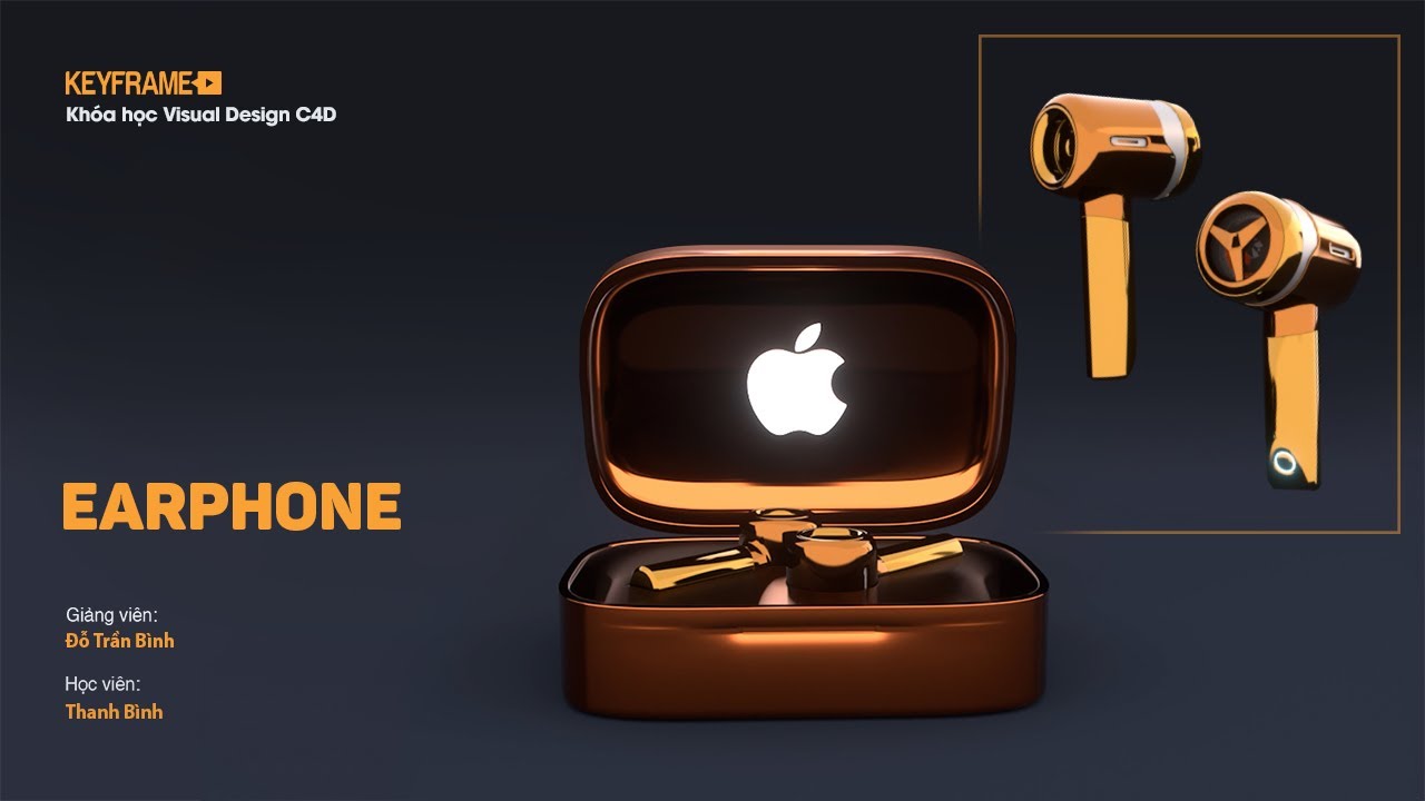 Khóa học Visual Design C4D - Keyframe