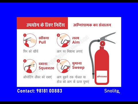Fire extinguisher Sign board race and pass signage