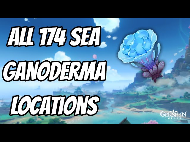 All Sea Ganoderma location in Genshin Impact: Yae Miko ascension ...