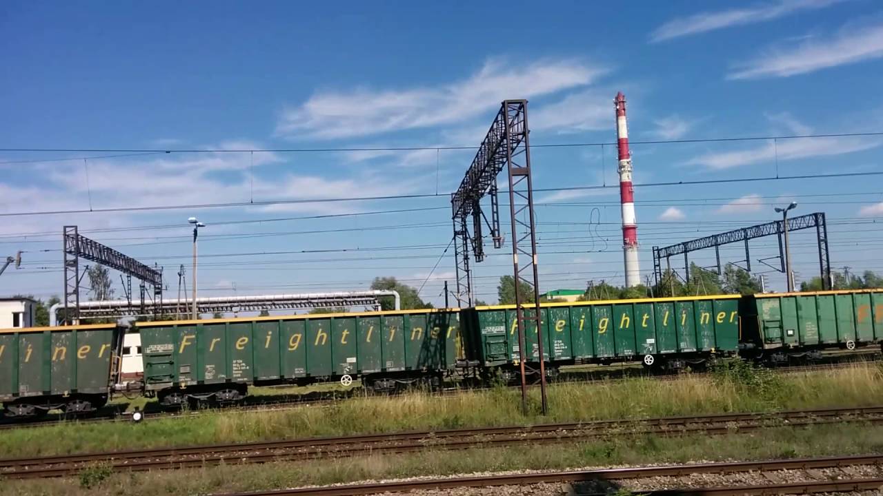 8-8-16 Freightliner PL in action! In elk poland!