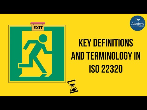 Key Definitions and Terminology in ISO 22320