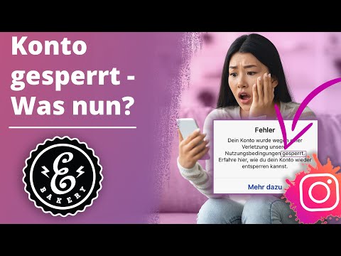 Instagram Konto gesperrt / gelöscht - Was ist nun zu tun? | Tutorial