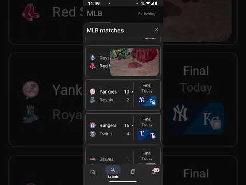 MLB Baseball Scores #majorleaguebaseball