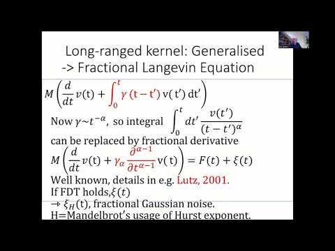 Nick Watkins - On Generalized Langevin Dynamics and the Modelling of Global Mean Temperature