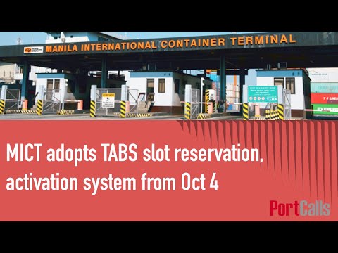 MICT adopts TABS slot reservation, activation system from Oct 4
