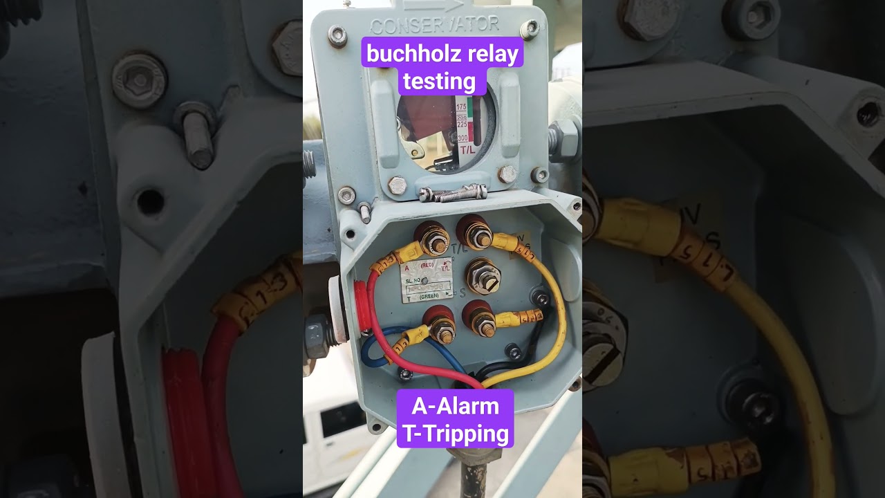 50MVA Transformer buchholz relay testing in progress 🤟🤟