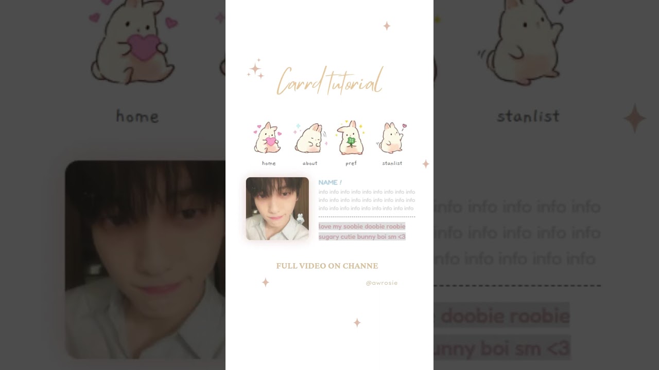 cute & interactive carrd tutorial uploaded on channel ..  #carrdtutorial #kpop #bts #tutorial