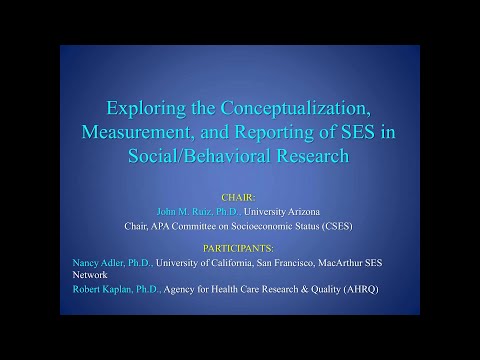 Exploring the conceptualization, measurement & reporting of SES in social/behavioral research