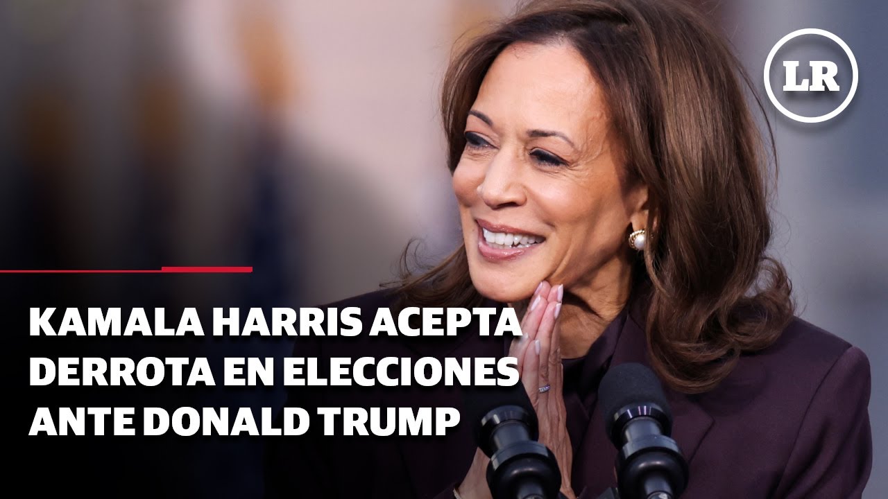 Kamala Harris acepta derrota en elecciones y promete a Trump una transición pacífica