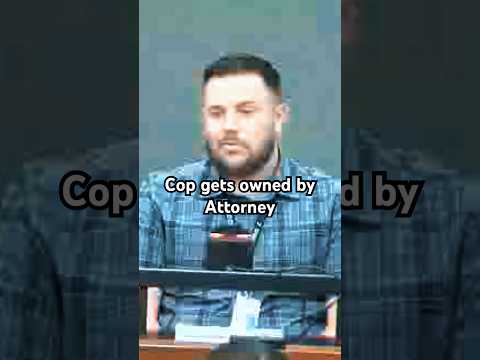 Cop gets OWNED by Lawyer #attorney #lawyer #investigation