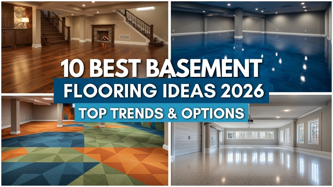 10 Best Basement Flooring Options | Top Trends for 2026 | Basement Floor Ideas