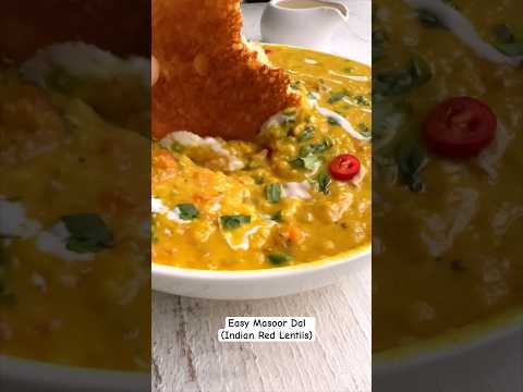 EAT LIKE A VEGAN DIETITIAN. Meal-prep this easy high-protein, iron-packed MASOOR DAL for the month!