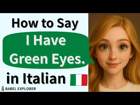 How to Talk About Eye and Hair Color in Italian!