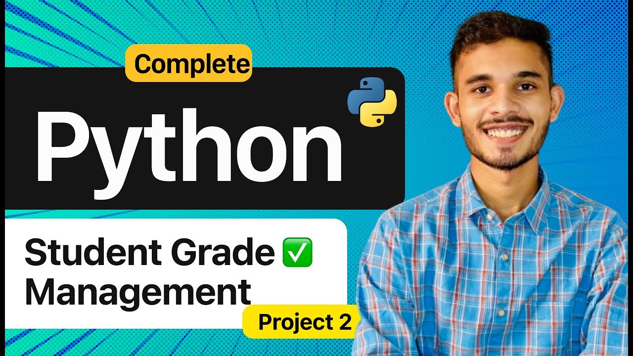 Student Grade Management System In Python | Python project for beginners