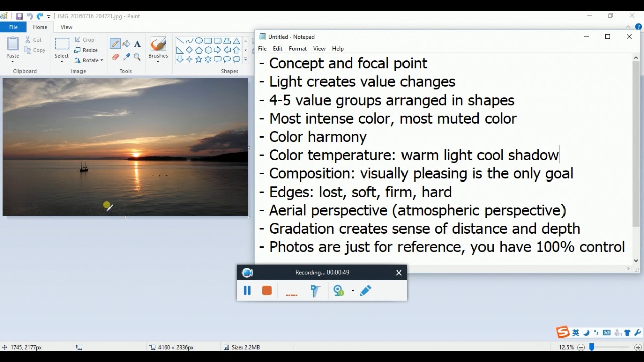 Beginner's Guide to Landscape Painting - understanding key concepts in 20 min by Henry Tian