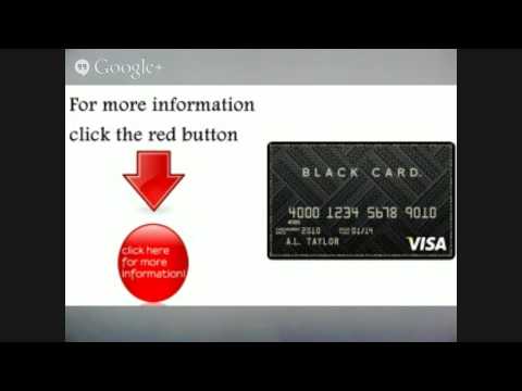 Black Visa Credit Card - Information