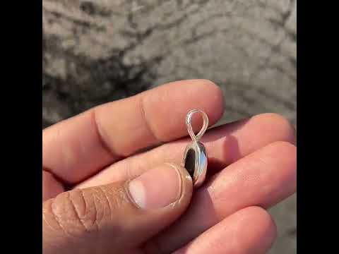 Natural Black Onyx Pendant 925 Sterling Silver Pendant Black Onyx Jewelry Black #onyx Pendant
