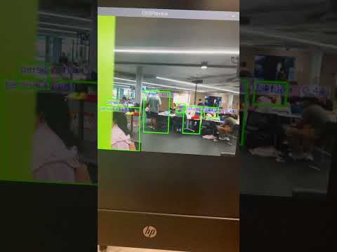 Basic computer vision system for crowd density calculation.
