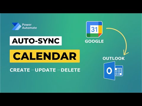 Sync Google Calendar Events to Outlook Calendar using Power Automate | Create, Update or Delete