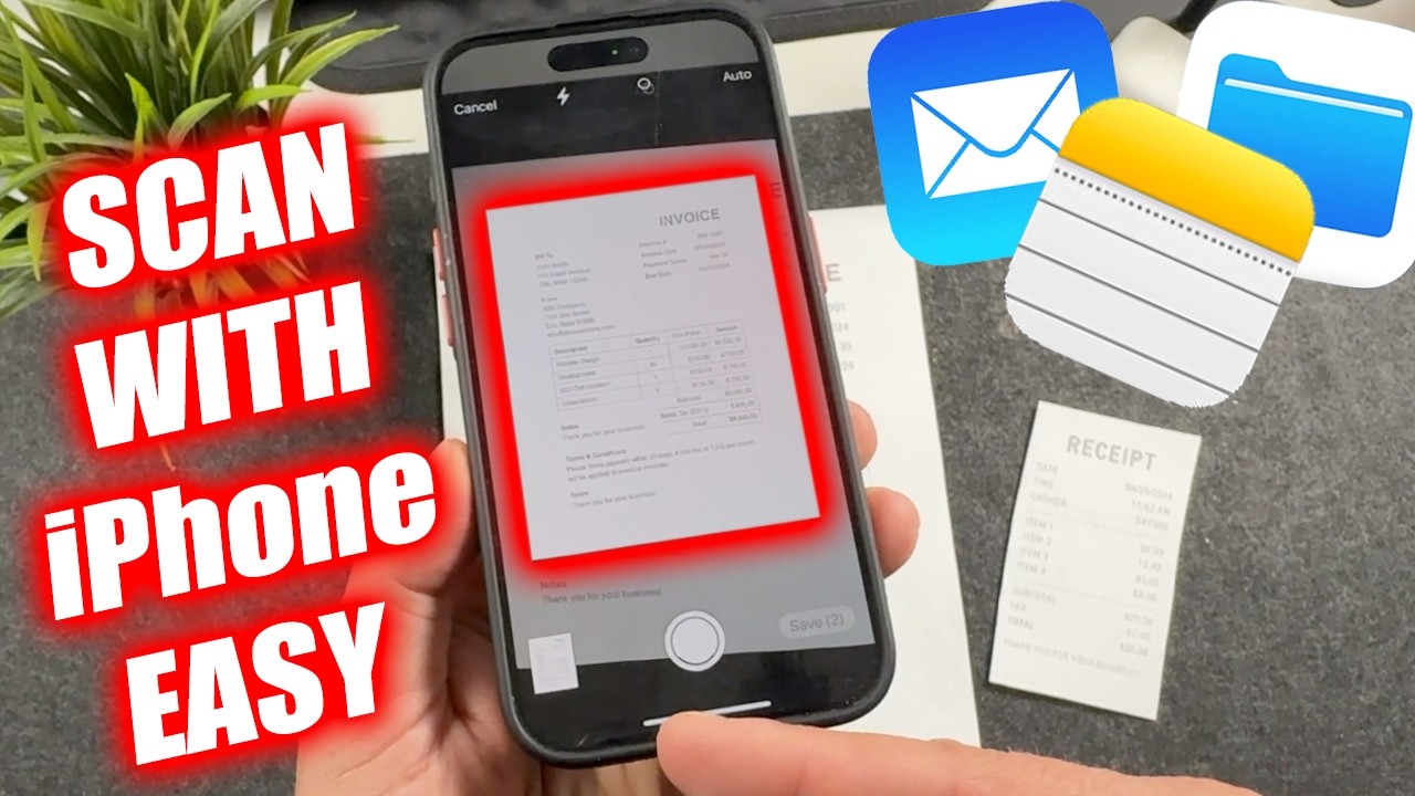 Stop Using Scanner Apps! How To Use Your iPhone to Scan Documents