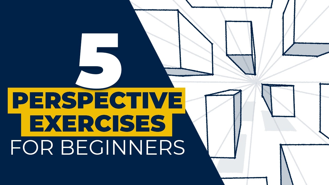 How to Learn Perspective Drawing - 5 Beginner Drawing Exercises