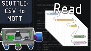 SCUTTLE Robot – nodered read csv to send mqtt – SCUTTLE Robot